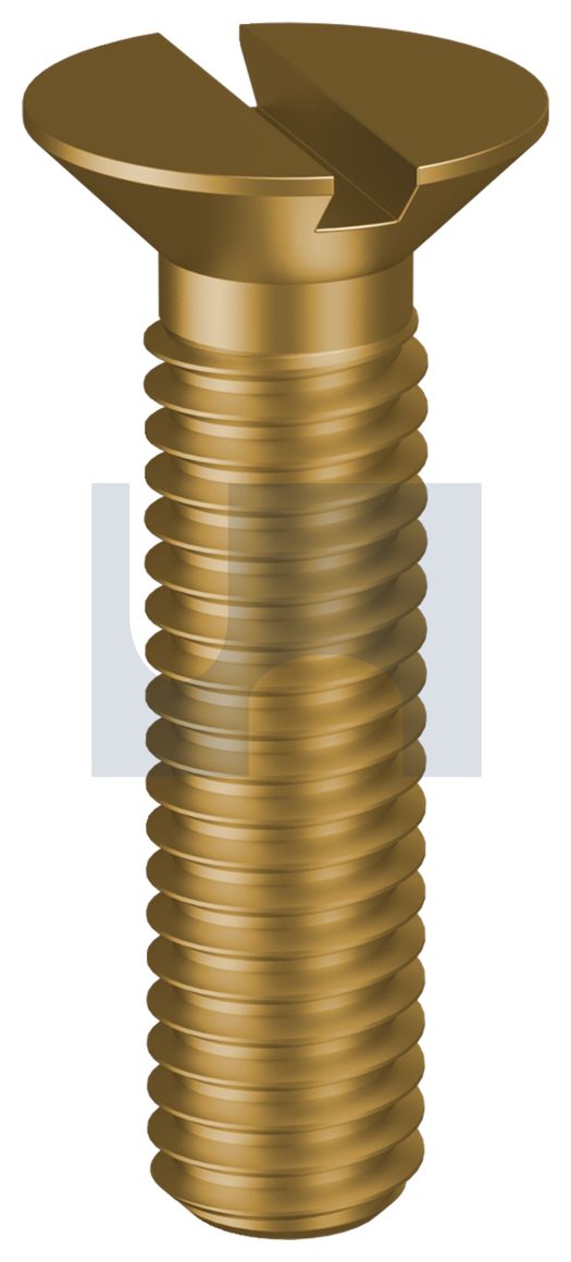 METAL THREAD CSK SLOT BRASS AS1427:1996 / BRASS M5 20 - Pack of 100 H ...