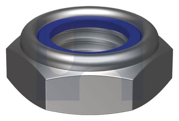 UNC NYLOC THIN HEX NUT ZINC PLATED (ROHS COMPLIANT) ASME B18.16.6 Typ — Hillcock Industrial