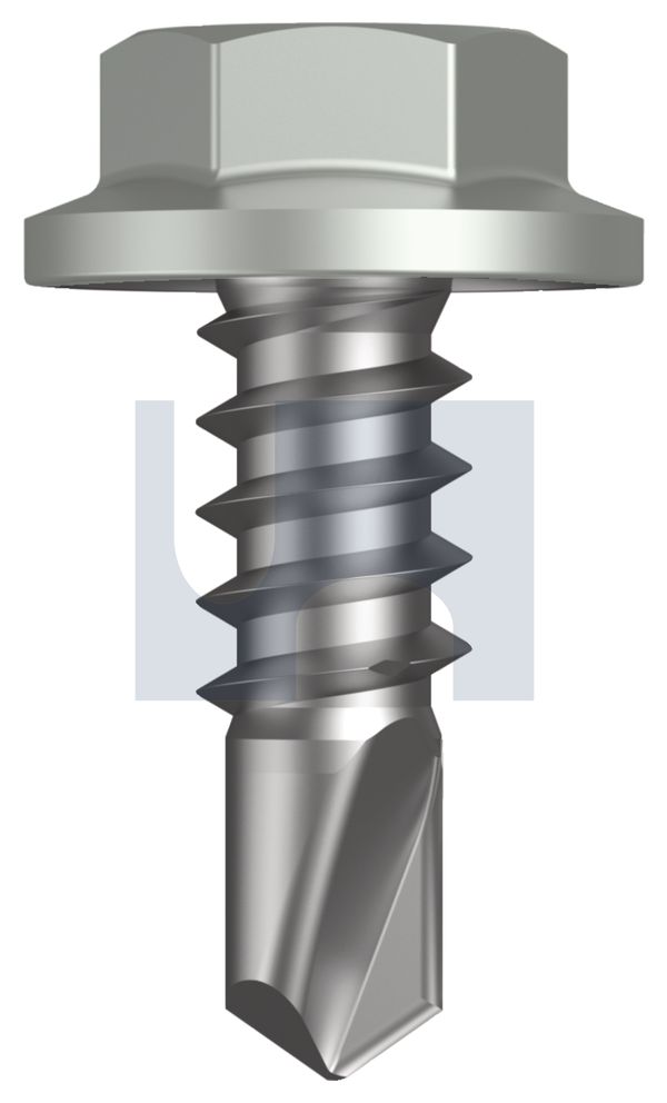 METAL SDS FLANGED HEX HEAD SHALE GREY (GULL GREY) -CL4 AS3566 #8-18 1 ...