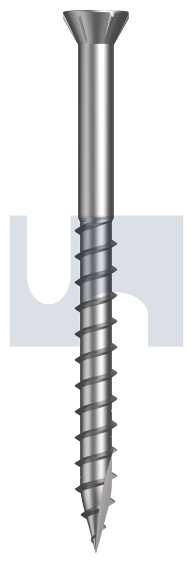 TYPE 17 TRIM HEAD-6 RIB 304 STAINLESS HEC SQUARE DRIVE #8-10 50 - Pac ...