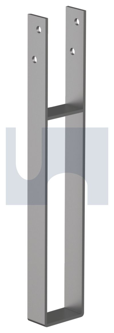 POST SUPPORT H/DUTY 316 STAINLESS U SHAPE WITH BAR M12 90X600 - Pack ...