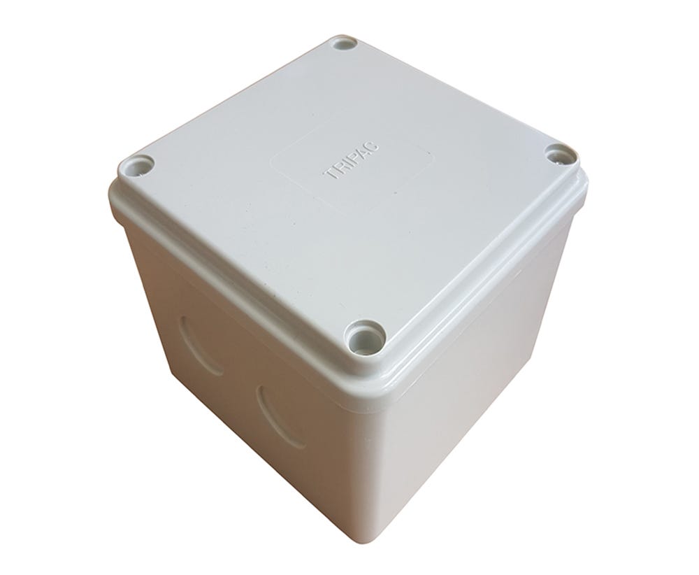 ADAPTABLE BOX W/KNOCKOUT 100X100X75MM CABAC — Hillcock Industrial