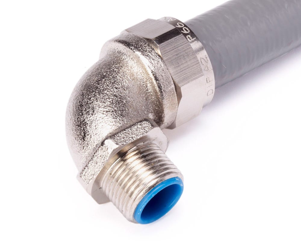 FITTING CLT/CETX 90DEG FIXD NPB M20 CABAC — Hillcock Industrial