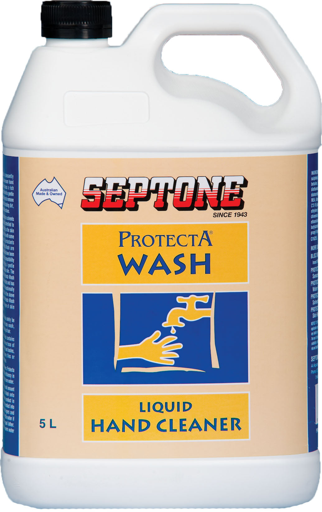 SEPTONE PROTECTA WASH LIQUID HAND CLEANER 5L SEPTONE — Hillcock Industrial