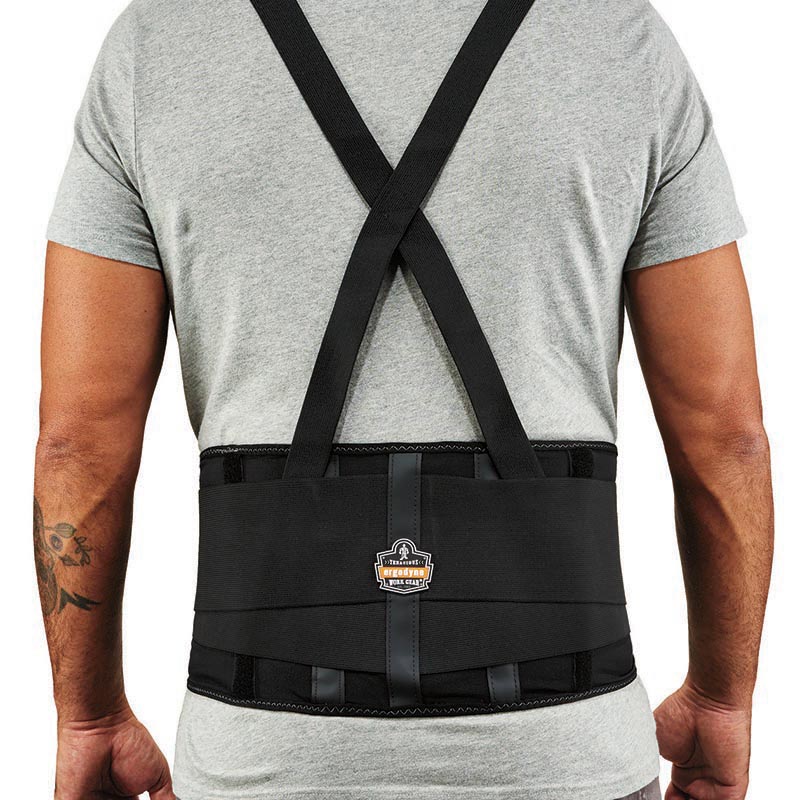 Ergodyne - ProFlex 100 Economy Spandex Back Support Brace - Black Erg ...