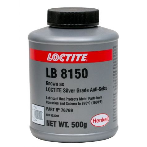 Loctite LB 8150 Silver Grade Anti-Seize - (Tub) 500 g Henkel — Hillcock ...
