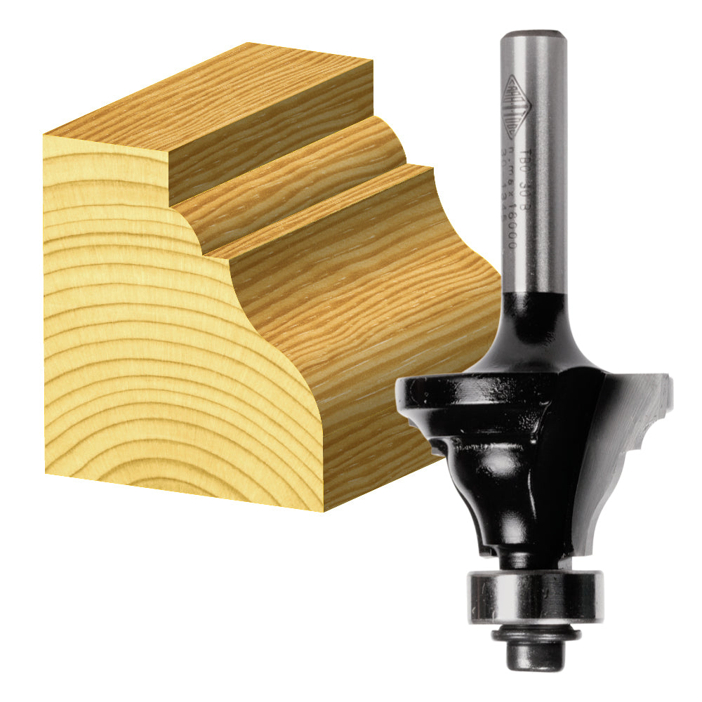 OGEE BEADING BIT 1.1/8 TCT, 2 FLT 1/2 SHK W/BEAR CARBITOOL — Hillcock ...