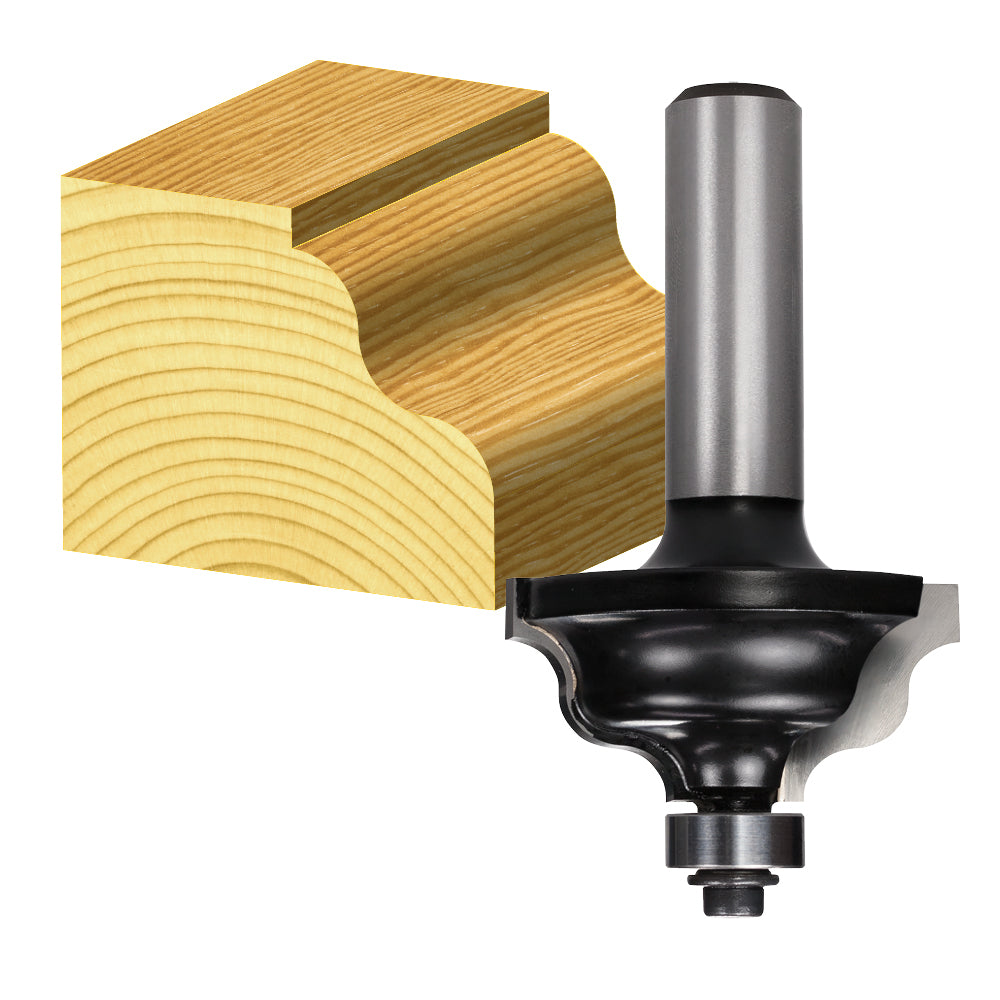 DOUBLE OGEE BIT 1.1/4 TCT 2 FLT 1/2 SHK W/BEAR CARBITOOL — Hillcock Industrial