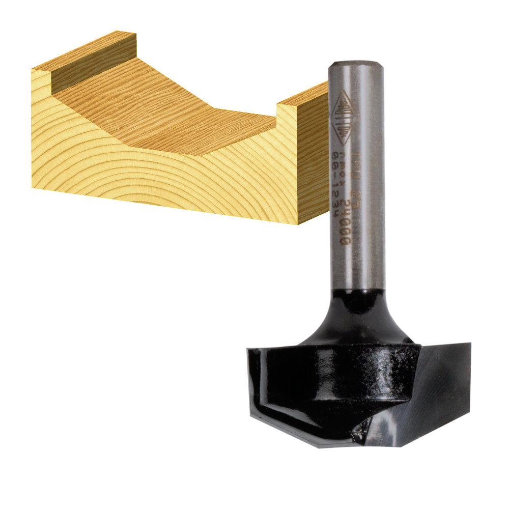 PANEL BIT WIDE FLAT BOTTOM 40.0 TCT 1/2 SHK CARBITOOL — Hillcock Industrial