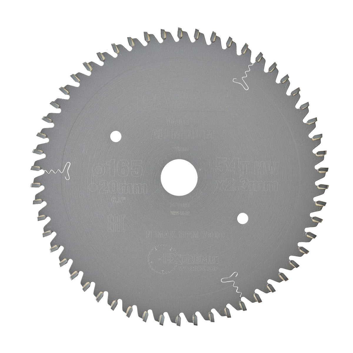 SAW BLADE EXTREME WORKSHOP TCG 165MM X 54T (20MM) Dewault PTA ...