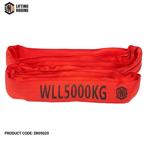 Sling Round 7:1 WLL Polyester 5T 2.0m LINQ — Hillcock Industrial