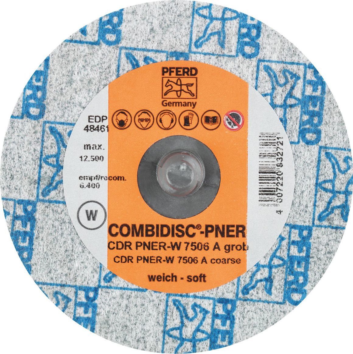COMBIDISC Non Woven Unitized Disc - Type CDR PNER W 7506 A COARSE (soft) PFERD — Hillcock Industrial