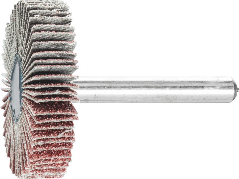 Mounted Flap Wheel Fan Grinder Aluminium Oxide - 6mm Shank F 4010/6 A ...