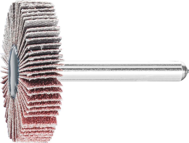 Mounted Flap Wheel Fan Grinder Aluminium Oxide - 6mm Shank F 4010/6 A ...