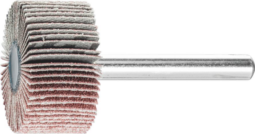 Mounted Flap Wheel Fan Grinder Aluminium Oxide - 6mm Shank F 3015/6 A ...