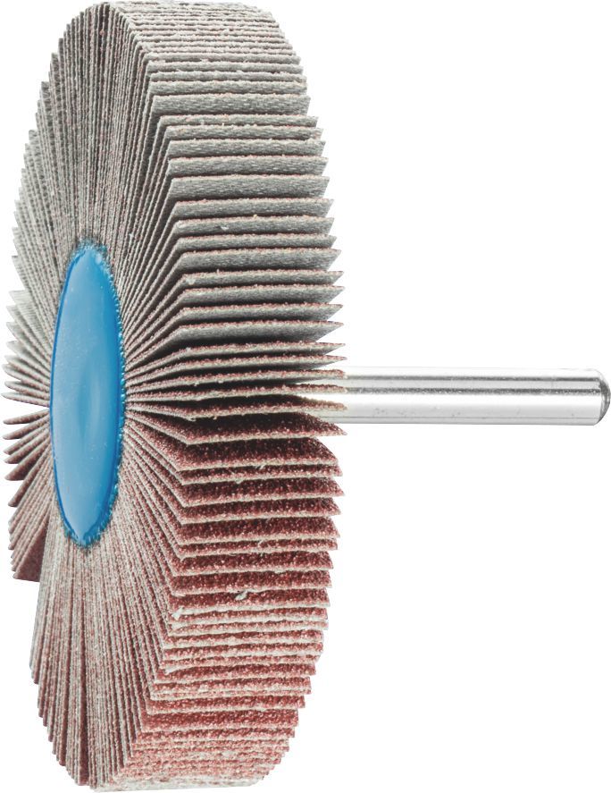 Mounted Flap Wheel Fan Grinder Aluminium Oxide - 6mm Shank F 8015/6 A ...