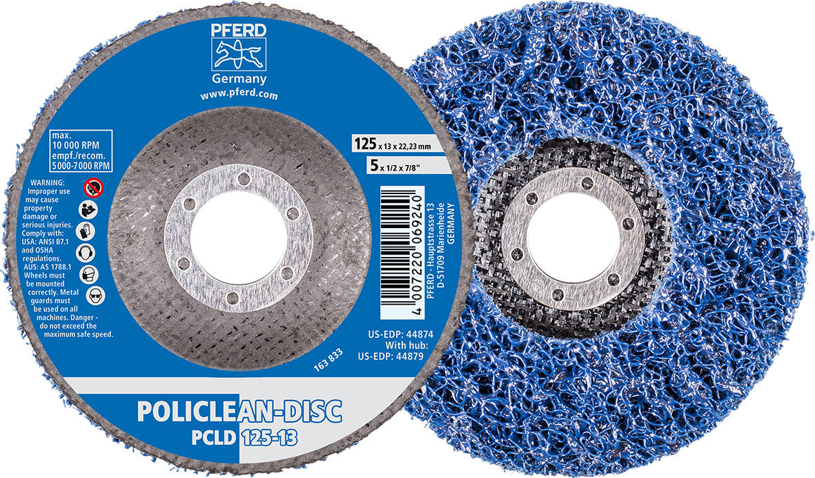 POLICLEAN PLUS Disc PCLD 125-13 PFERD — Hillcock Industrial