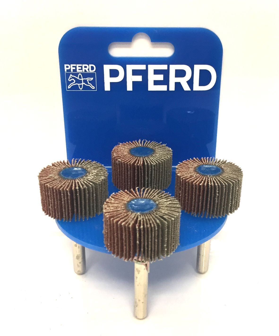 POS Mounted Flap Wheel Fan Grinder Aluminium Oxide - 6mm Shank F 3015/6 ...